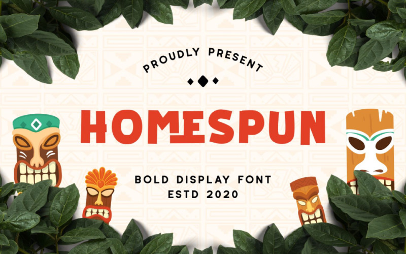 Homespun Fancy Font Style #374626 - TemplateMonster