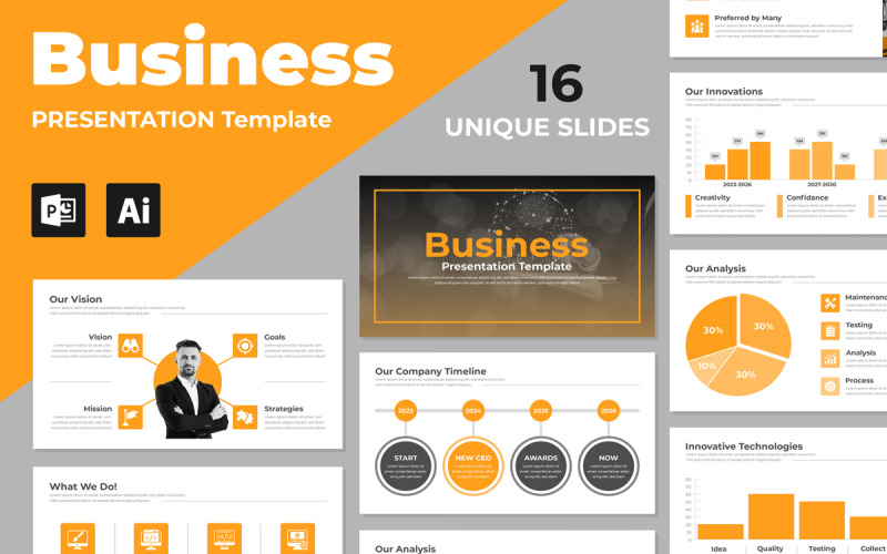 Multipurpose Business Presentation Design Layout