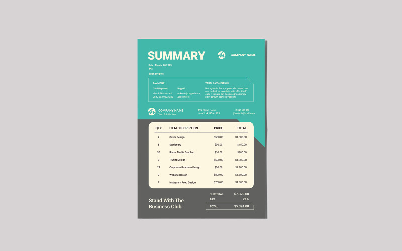 Il est désormais facile de créer une facture