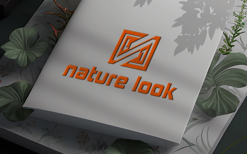 Paper Logo Mockup Design Template #375500 - TemplateMonster