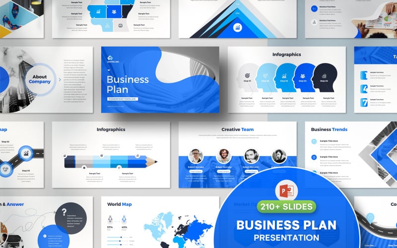 210+ modèles PowerPoint de plan d'affaires