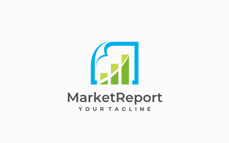 Market Report Logo Template #376193 - TemplateMonster