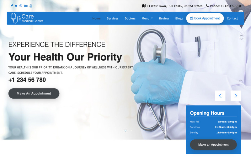 Care - Responsive Health & Clinic Template