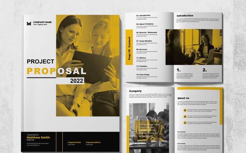 Full Project Proposal Template #377430 - TemplateMonster