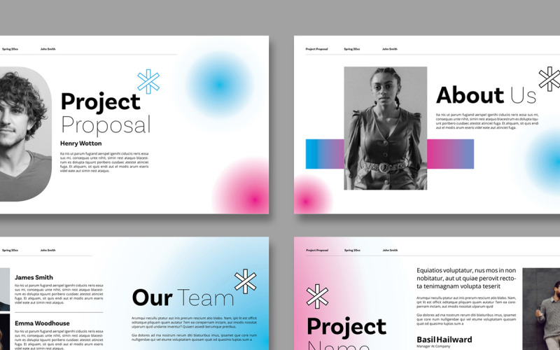 Layout di presentazione della proposta di progetto