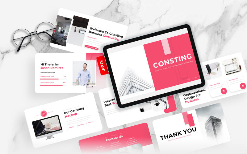 Consting – Business Consulting PowerPoint Template