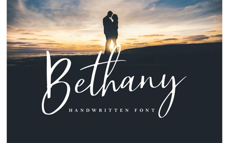 Bethany Script Font - Bethany Script Font - TemplateMonster