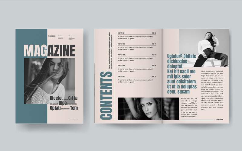 Plantilla de revista profesional #379378 - TemplateMonster