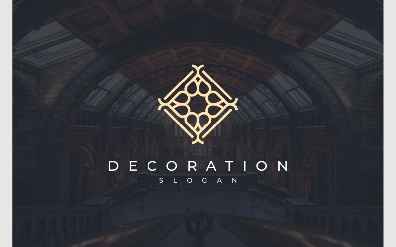 Abstract Decorative Simple Elegant Logo - TemplateMonster