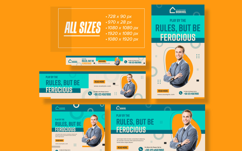 Business Offer Web Banner Ads #379753 - TemplateMonster