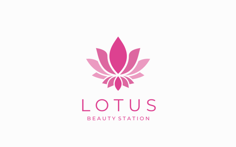 Designvorlage für das Lotusblumen-Logo - TemplateMonster