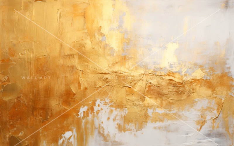 Elegante Wandkunst mit goldener Folie 25. - TemplateMonster