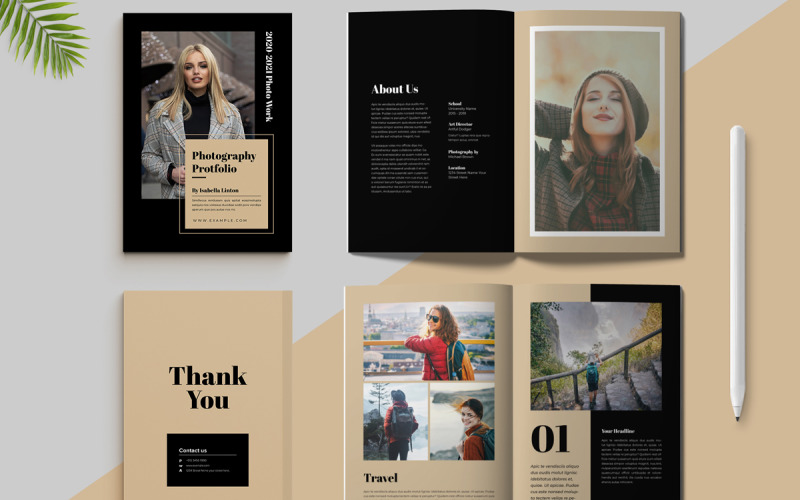 Modèle de portfolio de photographie #381130 - TemplateMonster