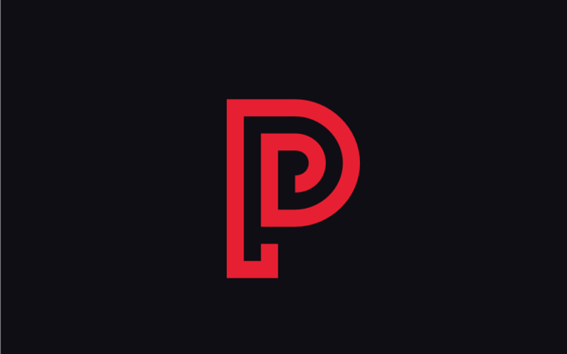 Šablona návrhu loga Pro Data Letter P PP PD - TemplateMonster