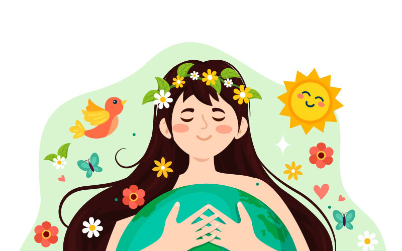 12 Illustration de la Journée mondiale de la Terre