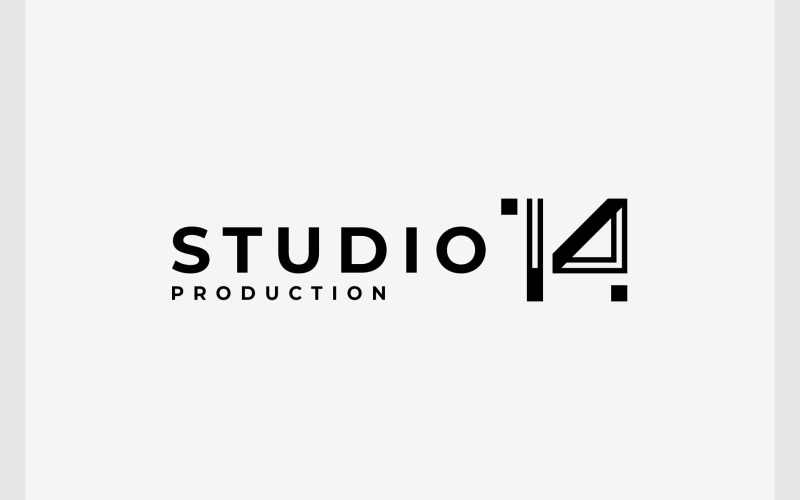 Number 14 Simple Modern Logo #381479 - TemplateMonster