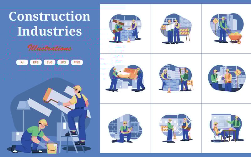 M431_Construction Illustration Pack #382138 - TemplateMonster