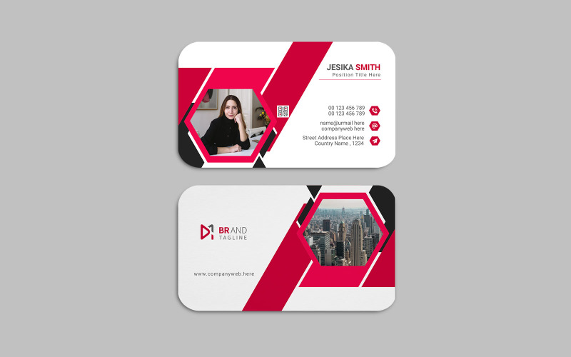 Creative and modern - visiting card design - TemplateMonster