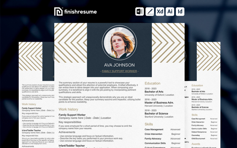 Modèles de CV Adobe InDesign - Plus de 554 CV modifiables dans Adobe ...