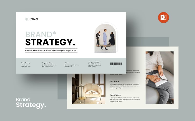 Brand Strategy PowerPoint Templates #382943 - TemplateMonster