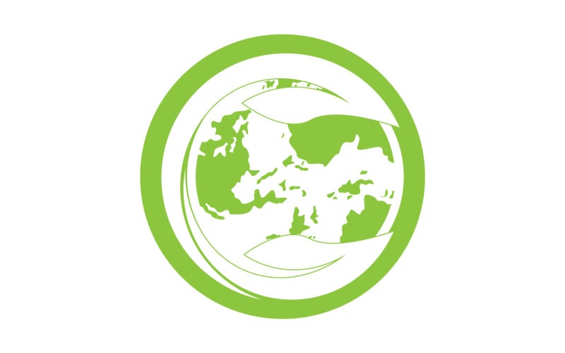 World go green save logo version 9 #383250 - TemplateMonster