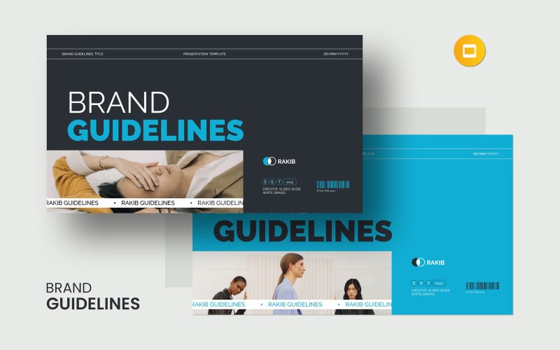 Branding Guideline Google Slides Templates - TemplateMonster