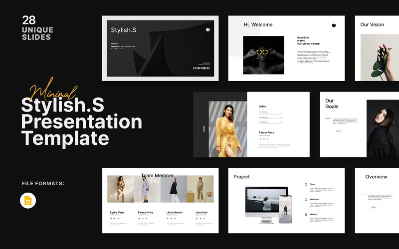 Stylish.S Googleslide Presentation Template - TemplateMonster