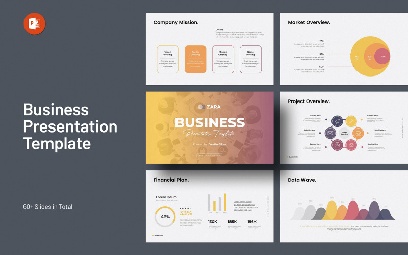 Zara PowerPoint Presentation Template - TemplateMonster