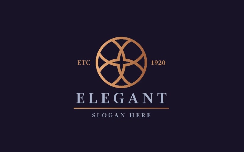 Elegant Brand Logo Template #383707 - TemplateMonster
