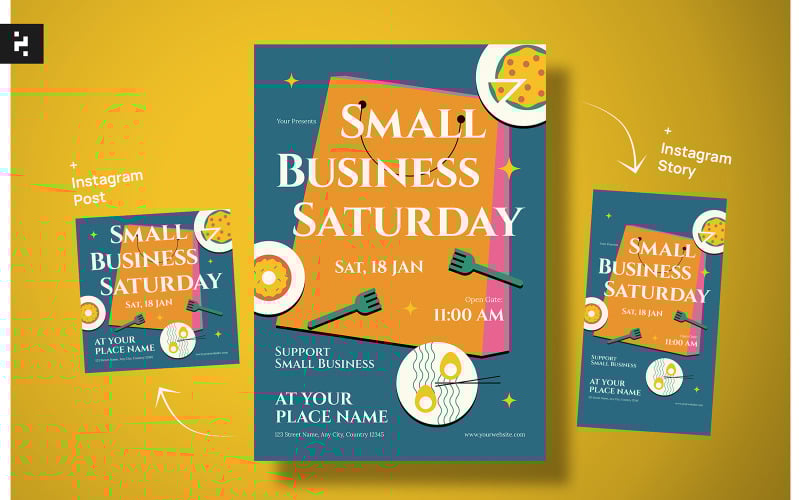 Small Business Saturday Flyer #383723 - TemplateMonster