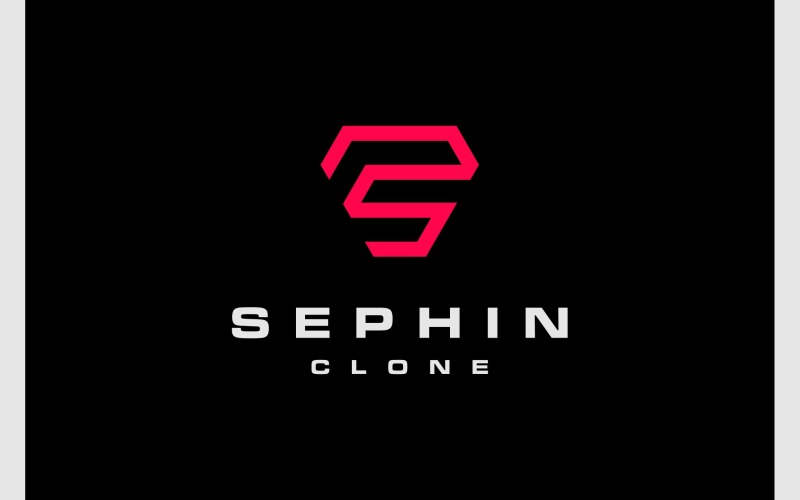 Letra CS SC Logotipo monograma moderno - TemplateMonster