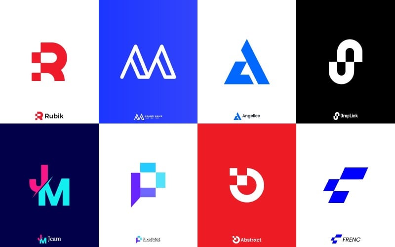 8+ Premium quality brand Business logo design set.