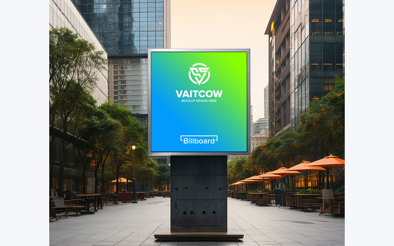 Affiche de panneau d'affichage extérieur dans la ville psd, maquette de ...