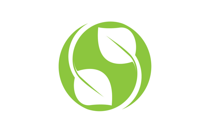 Green leaf eco tree icon logo version 18 - TemplateMonster