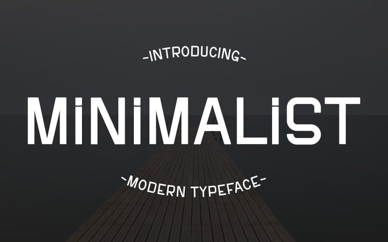 Minimalist - Classic Modern Font #387680 - TemplateMonster