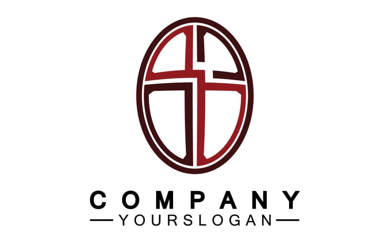 Křesťanský kříž vektor symbol ploché styl. v8