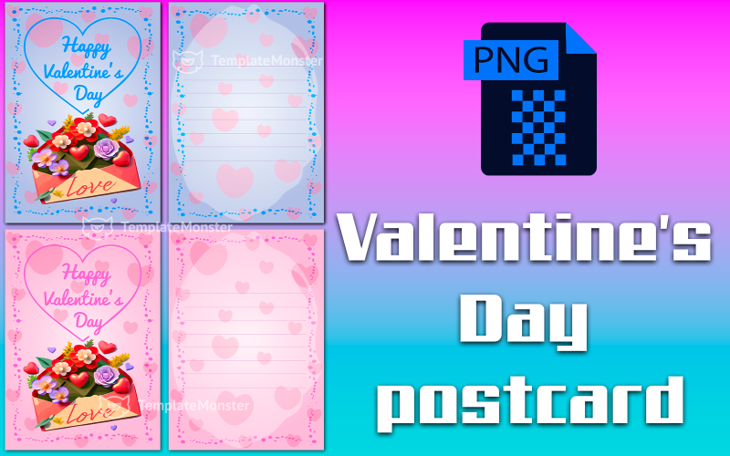 Postal de San Valentín 9 #388392 - TemplateMonster