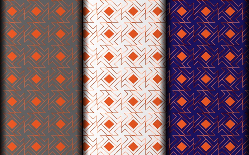 Vector eps customize pattern design template.