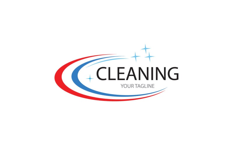Cleaning service icon logo vector v21 - TemplateMonster