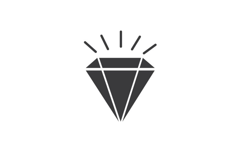 Diamond logo vector element version v13 - TemplateMonster