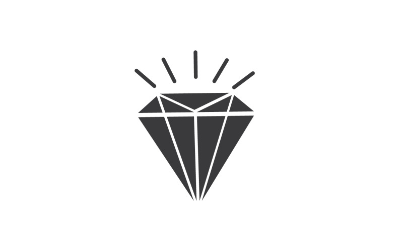 Diamond logo vector element version v14 - TemplateMonster