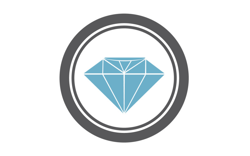 Diamond logo vector element version v33 - TemplateMonster