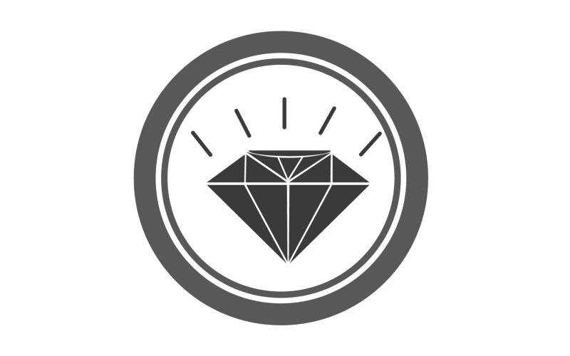 Diamond logo vector element version v37 - TemplateMonster