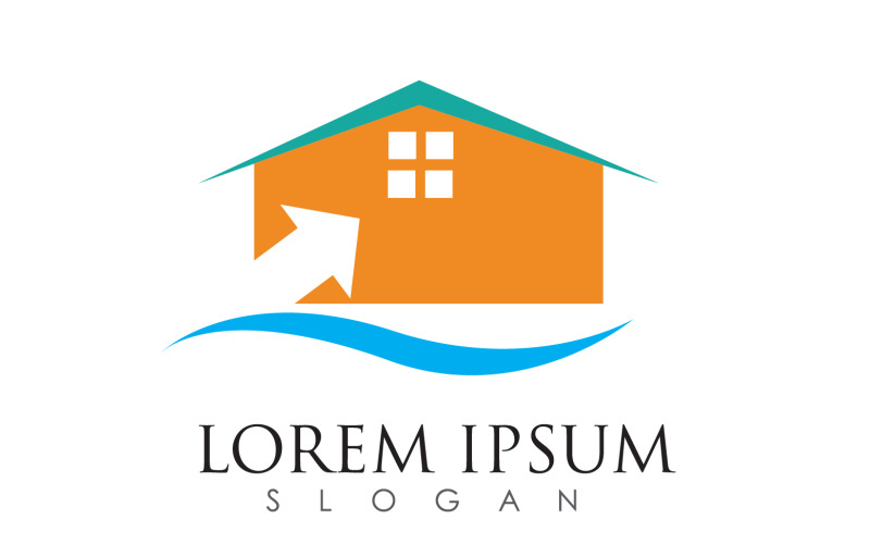 Home care building logo version v57 #390089 - TemplateMonster