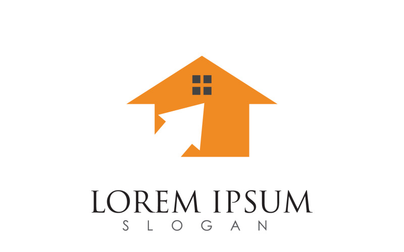 Home care building logo version v80 #390115 - TemplateMonster