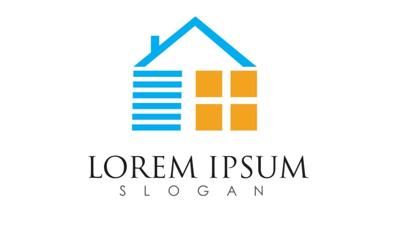 Home care building logo version v88 #390122 - TemplateMonster