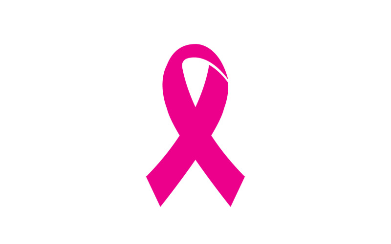 Ribbon pink icon logo element version v18 - TemplateMonster