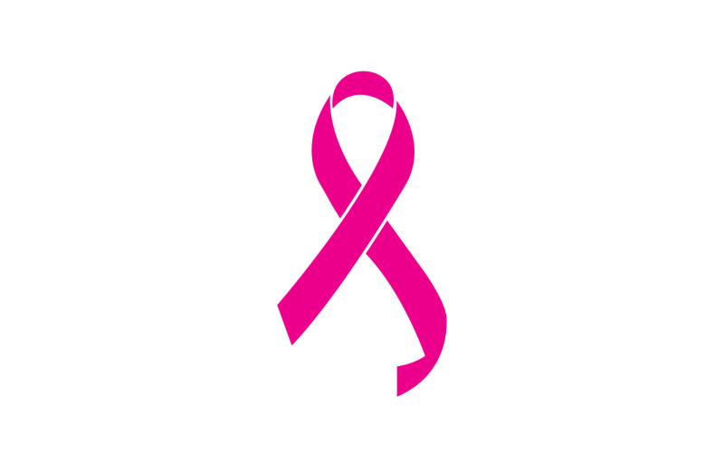 Ribbon pink icon logo element version v36 - TemplateMonster