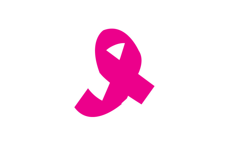 Ribbon pink icon logo element version v48 - TemplateMonster