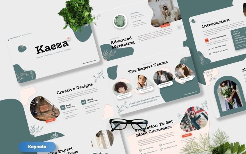 Kaeza - Plantilla de Keynote de marketing creativo